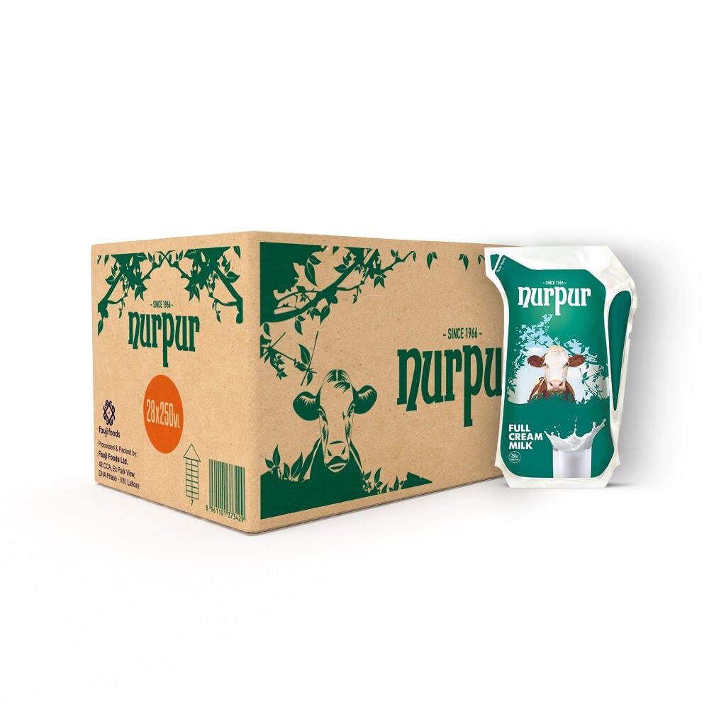 Buy Nurpur UHT Milk 250 ml (Pack of 28) Online | Carrefour Pakistan