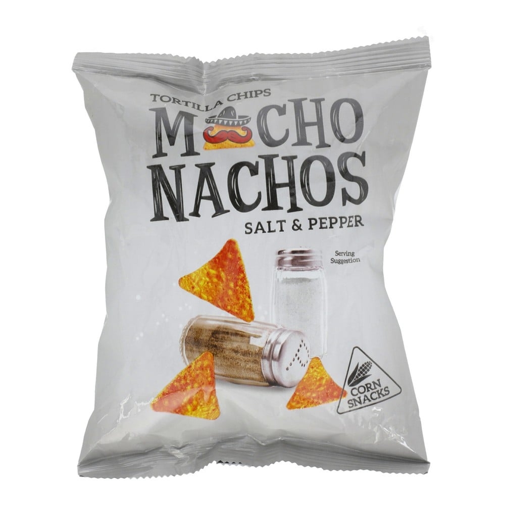 Buy Nachos Nachos Tortilla Chips Salt & Pepper 38 gr Online | Carrefour ...