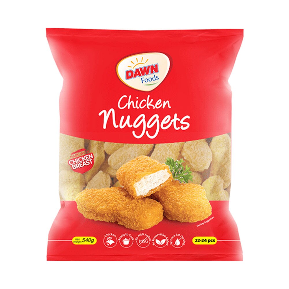 Buy Dawn Food Chicken Nuggets 540 gr Online | Carrefour Pakistan