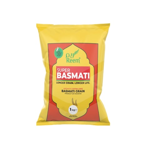 Buy Reem Super Basmati Rice 1kg Online | Carrefour Pakistan