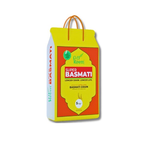 Buy Reem Super Basmati Rice 5 kg Online | Carrefour Pakistan
