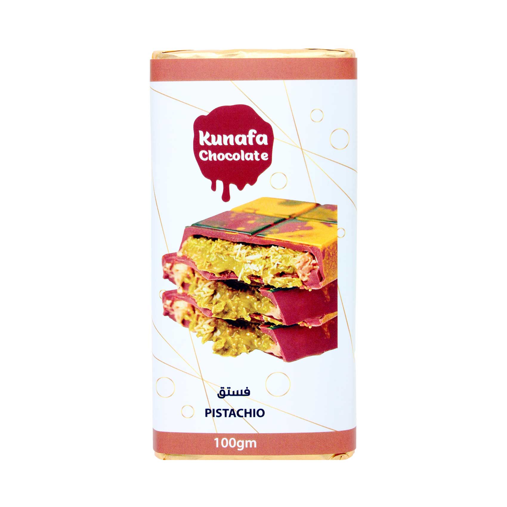 Buy Kunafa Chocolate With Pistachio 100g Online | Carrefour Qatar