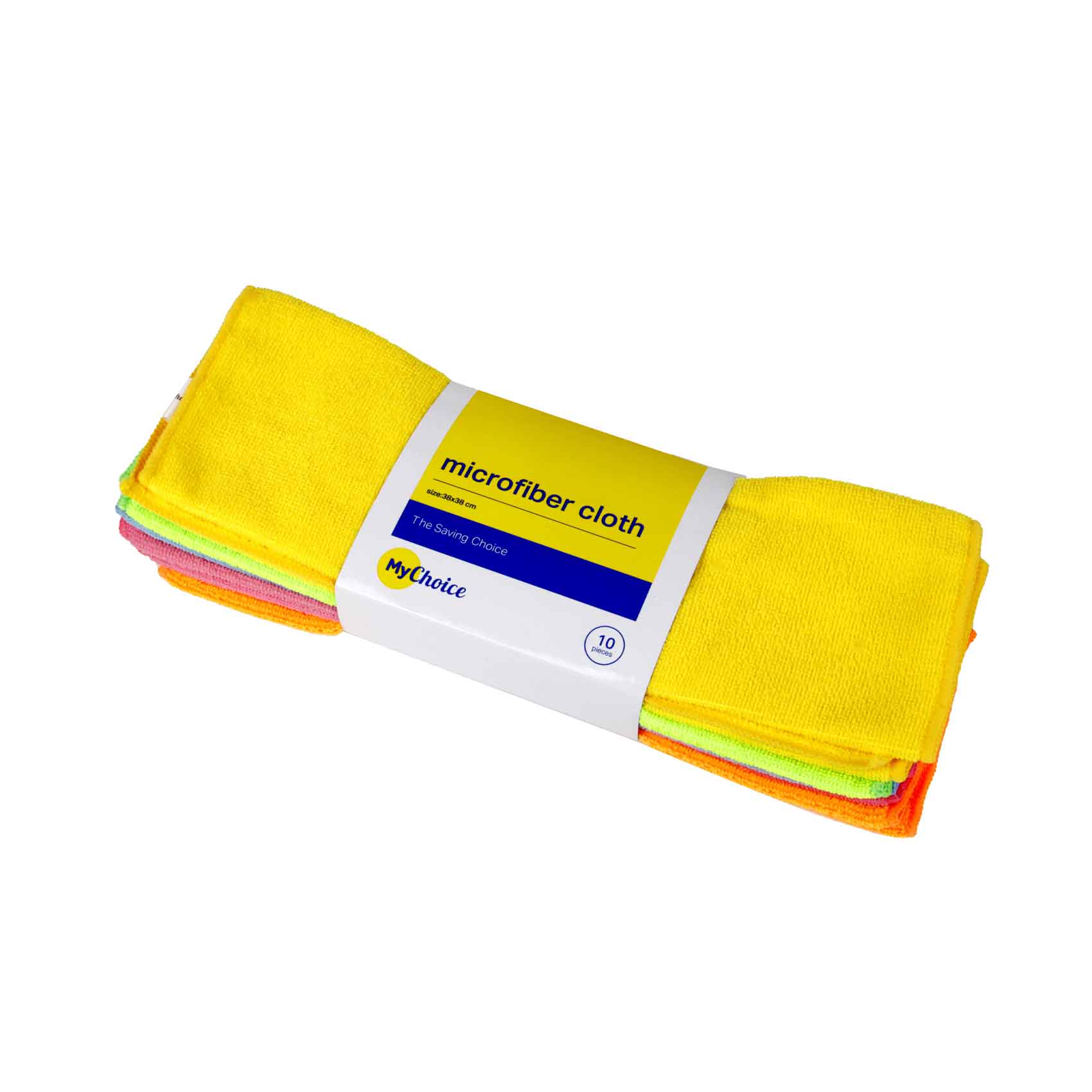Buy My Choice Microfiber Assoted 38X38cm 10Pcs Online | Carrefour Qatar