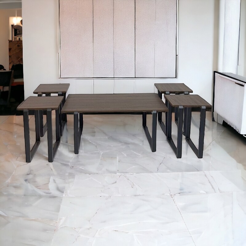Buy Service tables 5 pieces Online | Carrefour KSA