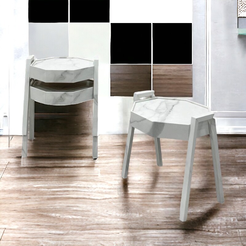 Buy 3-piece serving table set Online | Carrefour KSA