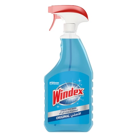 Windex Glass Cleaner Trigger Bottle, Original Blue, 750ml price in ...
