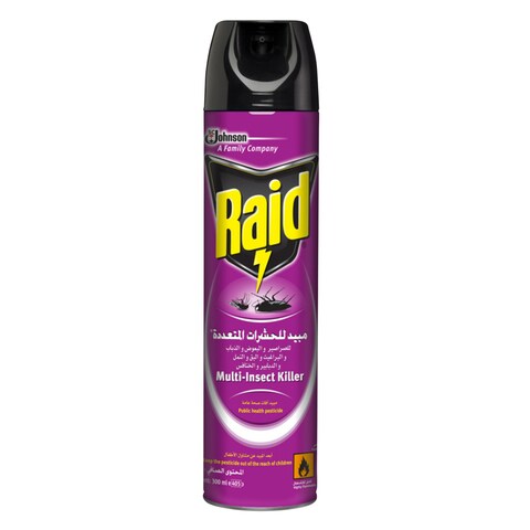 Raid Spray for Multi Insect Killer, 300ml price in Saudi Arabia ...