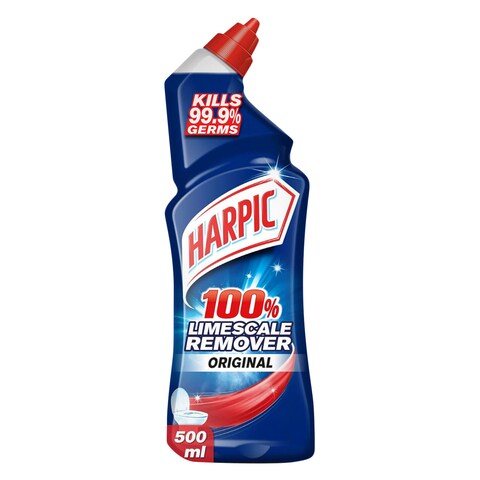 Buy Harpic Original Toilet Cleaner, Limescale Remover, 500 ml Online | Carrefour KSA