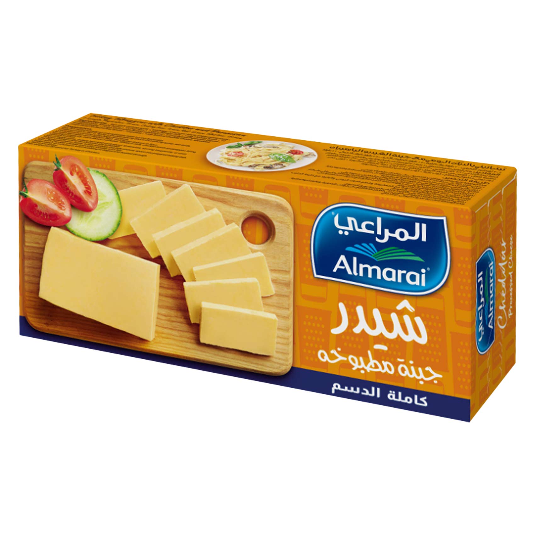 Buy Almarai Cheddar Processed Cheese 454g Online | Carrefour KSA