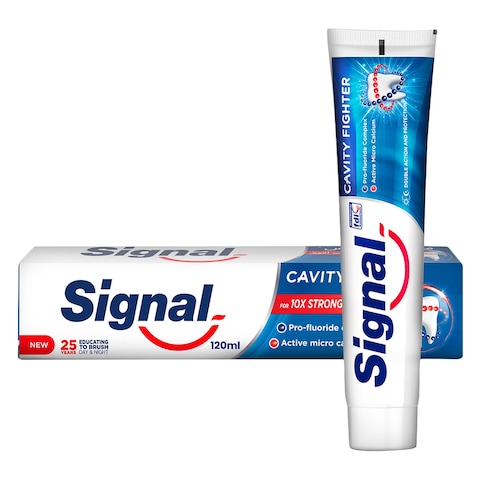 Buy Signal Fluoride Toothpaste Cavity Fighter for 10x stronger teeth ...