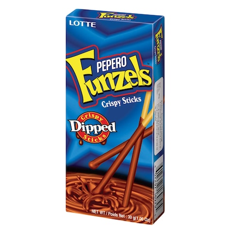 Buy Lotte Chocolate Funzels Crispy Stick 30g Online | Carrefour KSA