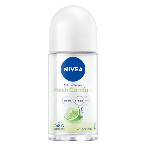 Buy NIVEA Deodorant Roll-on for Women Fresh Comfort 50ml Online | Carrefour KSA