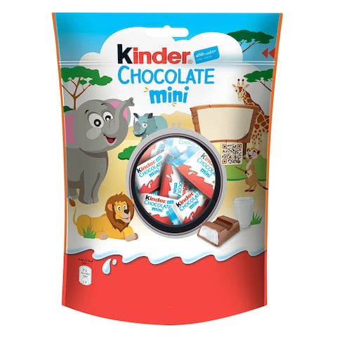Kinder Chocolate Mini Milk Chocolate Bars With Milky Filling, Multi ...