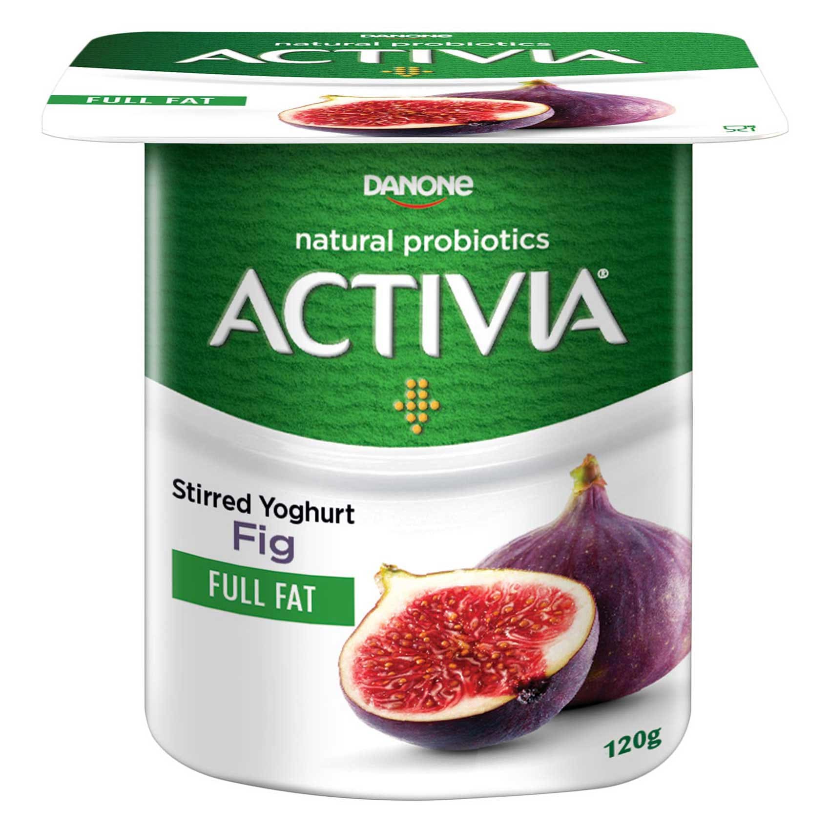 Buy Activia Full Fat Fig Stirred Yoghurt 120g Online | Carrefour KSA