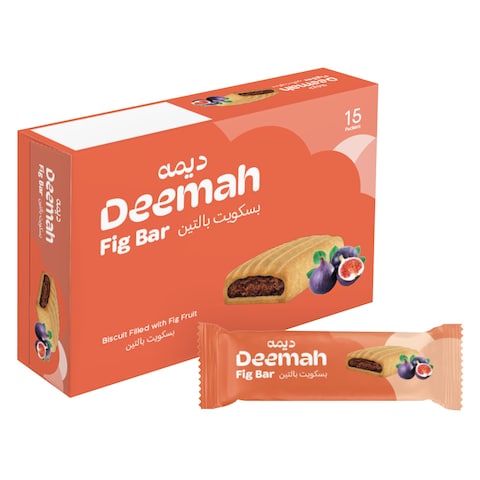 Buy Deemah Fig Bars 21g ×15 Online | Carrefour KSA