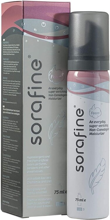 Buy Derma Sorafine Foam Moisturizer, 75ml Online | Carrefour KSA