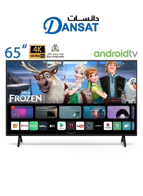 Buy Dansat 65-Inch Ultra HD 4K Smart Android TV With Wall Mount And ...