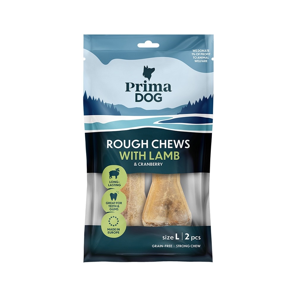 Buy PrimaDog Rough Chews with Lamb and Cranberry Chew For Dogs - 140 g ...