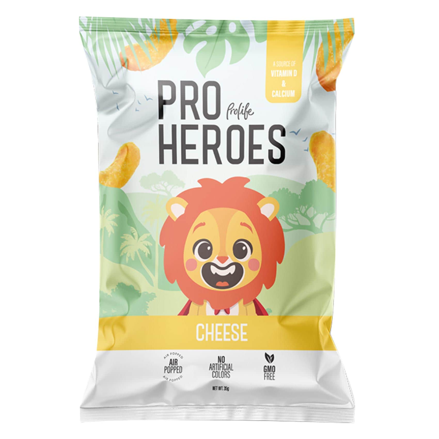Buy Prolife Pro Heroes Cheese Puffs 35g Online | Carrefour KSA