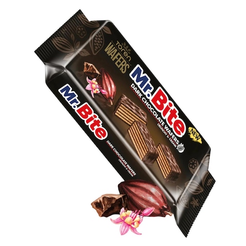 Buy Mr. Bite Crunchy And Cream Dark Chocolate Wafer 38g Online ...