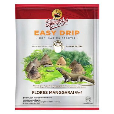 Buy Kapal Api Easy Drip Brazil Blend Coffee Bag 10g, Single Pack Online ...
