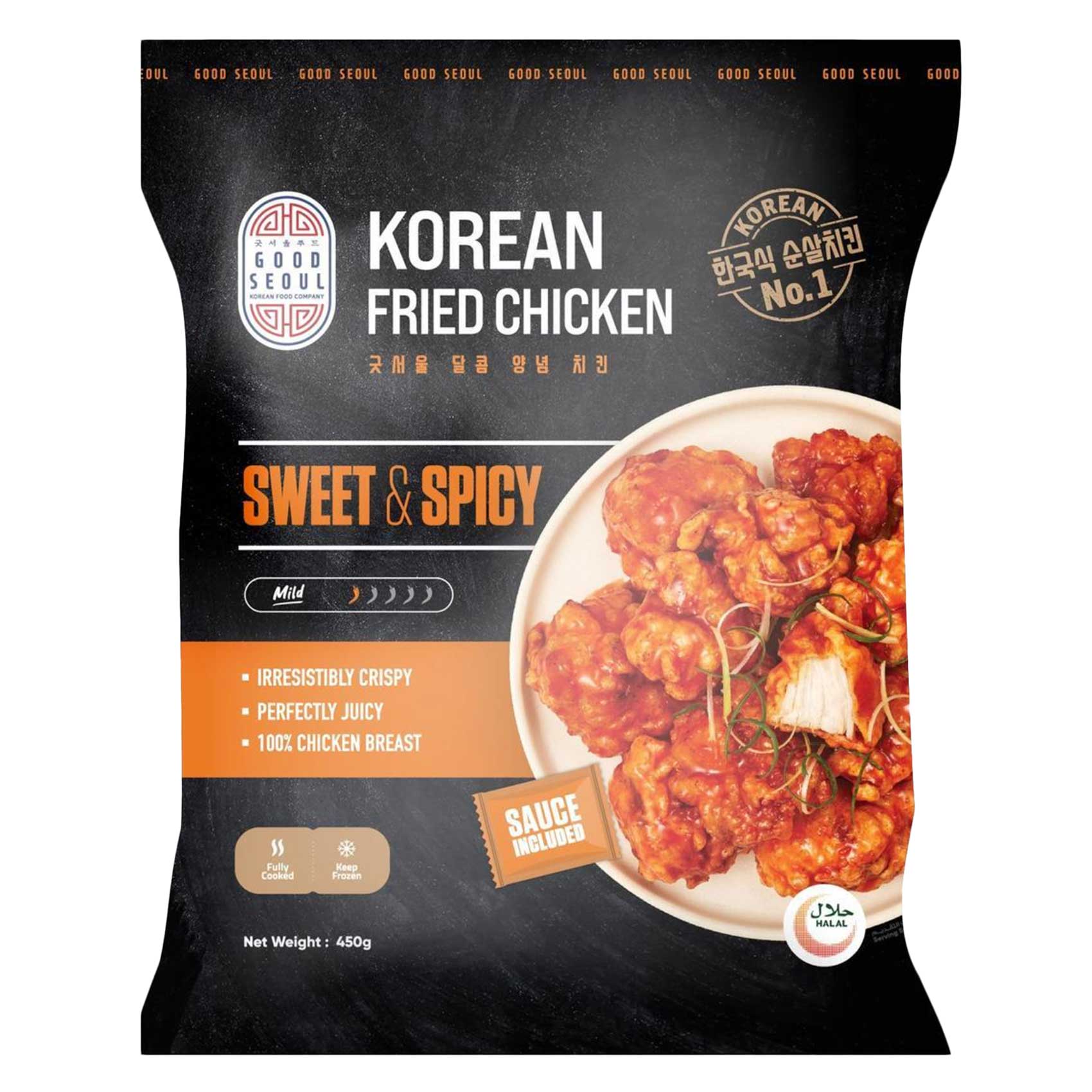 Buy Good Seoul Sweet & Spicy Chicken, 450g Online | Carrefour KSA
