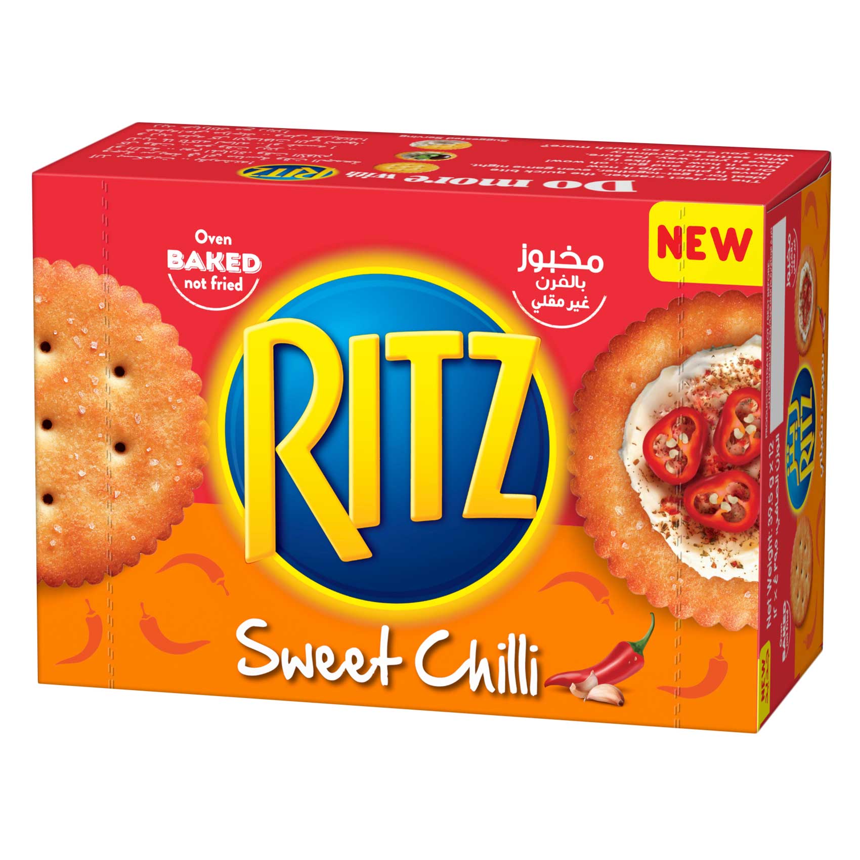 Buy Ritz Sweet Chilli Biscuit - Oven Baked - 39.5g × 12 Online ...