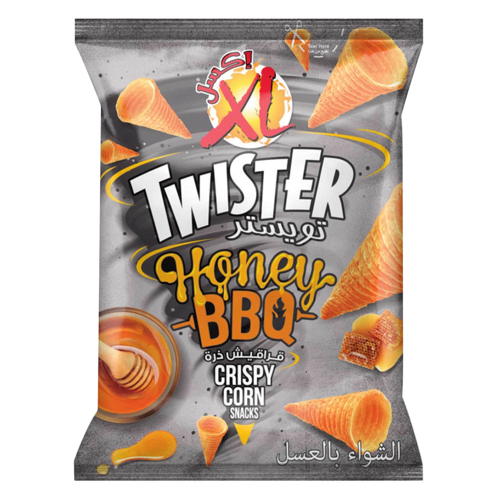 Buy Twister Corn Snacks Honey BBQ Flavor 150g Online | Carrefour KSA