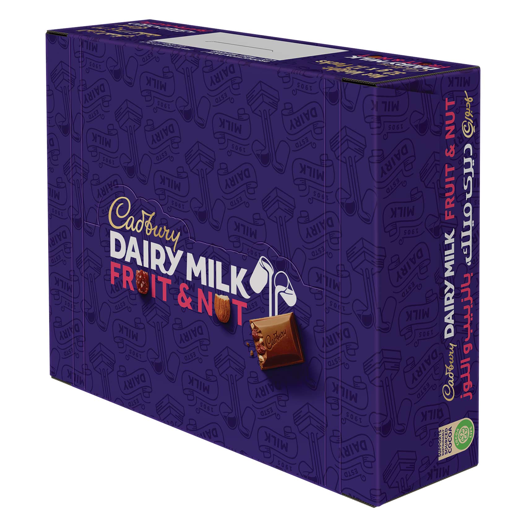 Buy Cadbury Dairy Milk, Milk Chocolate With Fruits & Nuts 32g x12 ...