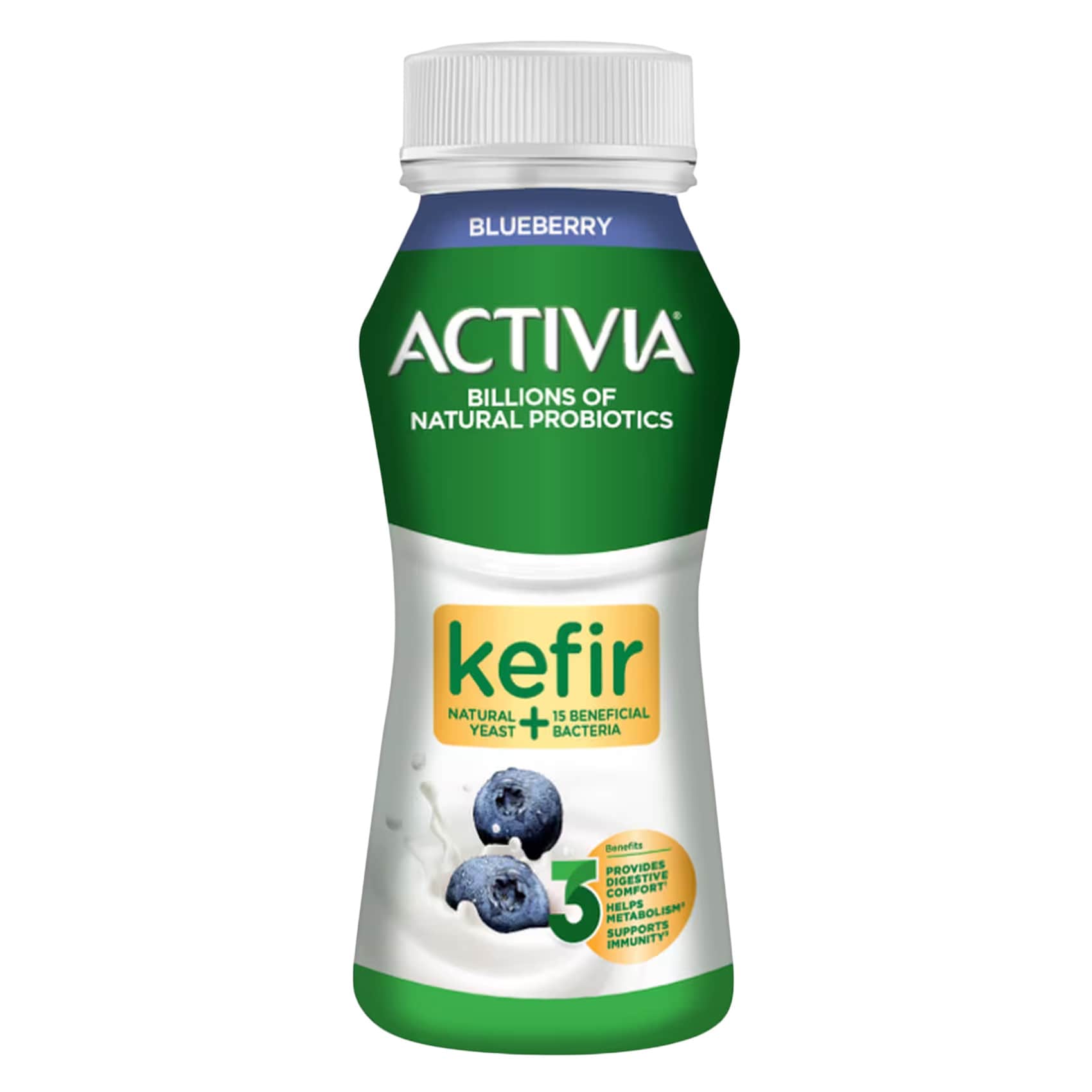 Buy Activia Kefir Blueberry Probiotics Drink, 180ml Online | Carrefour KSA