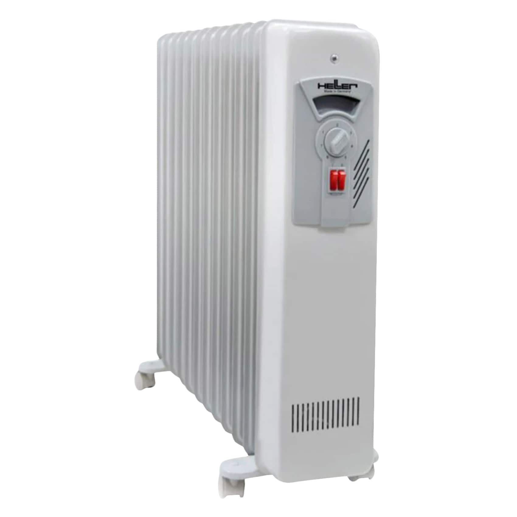 Buy Heller 15 Fins Oil Heater, 2500W, MAS2515HV, White Online ...
