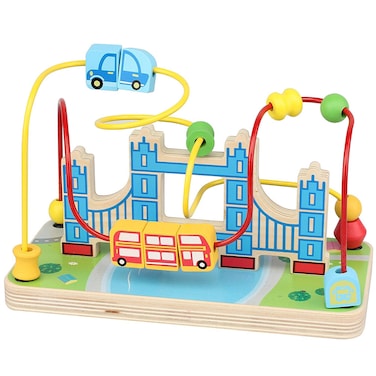 Buy Little Story Activity Beads Maze Montessori Wooden Toy - Multicolor ...