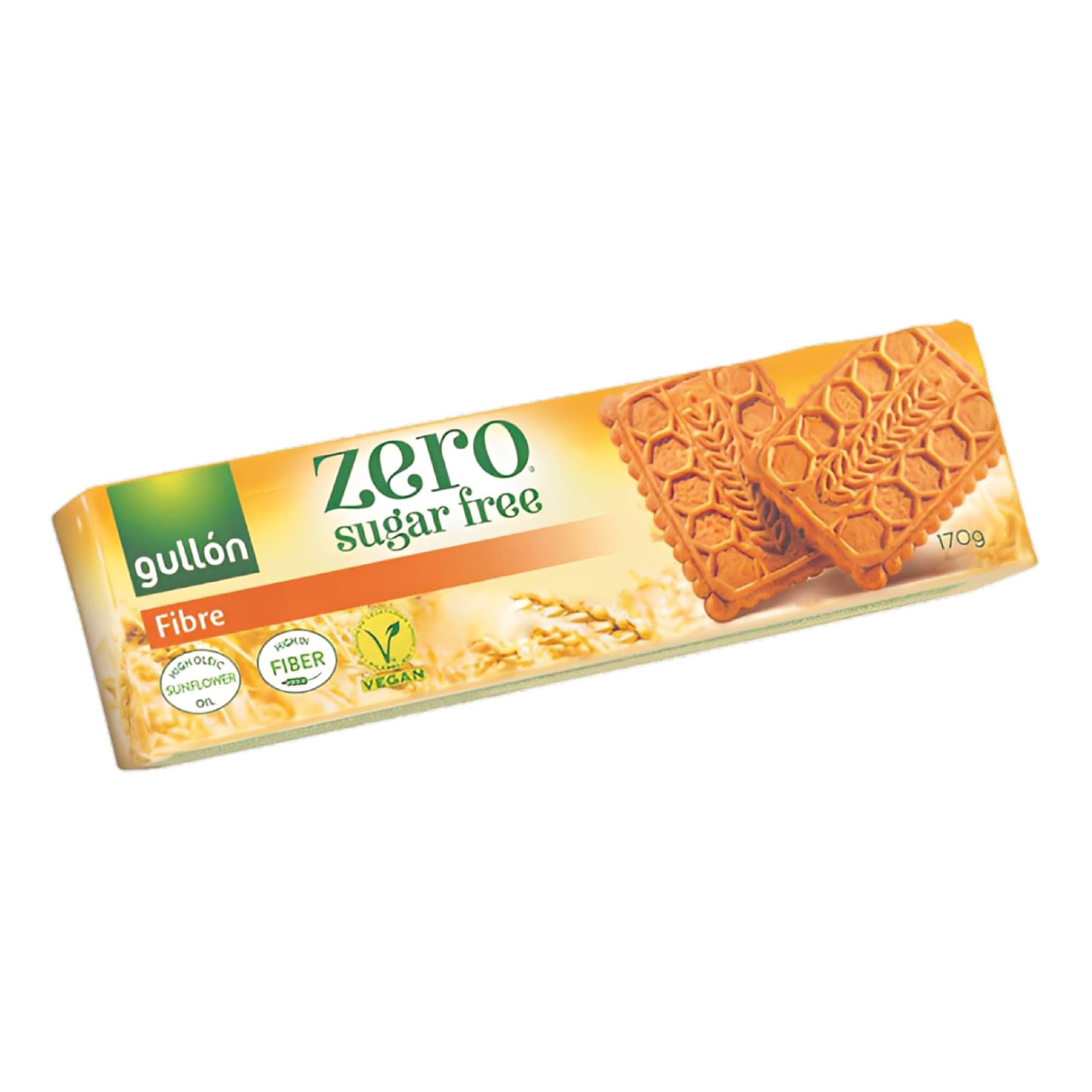Buy Gullon Zero Sugar Free Fiber Biscuit, 170g Online | Carrefour UAE
