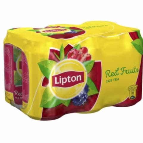 Lipton Red Fruits Ice Tea Non-Carbonated Low Calories Refreshing Drink ...