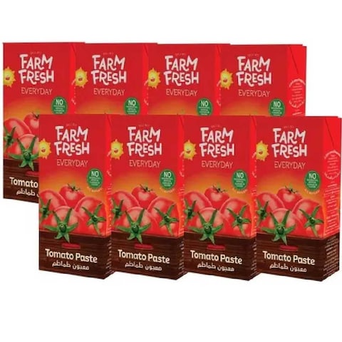Farm Fresh Everyday Tomato Paste, 135g Pack of 8 price in UAE ...