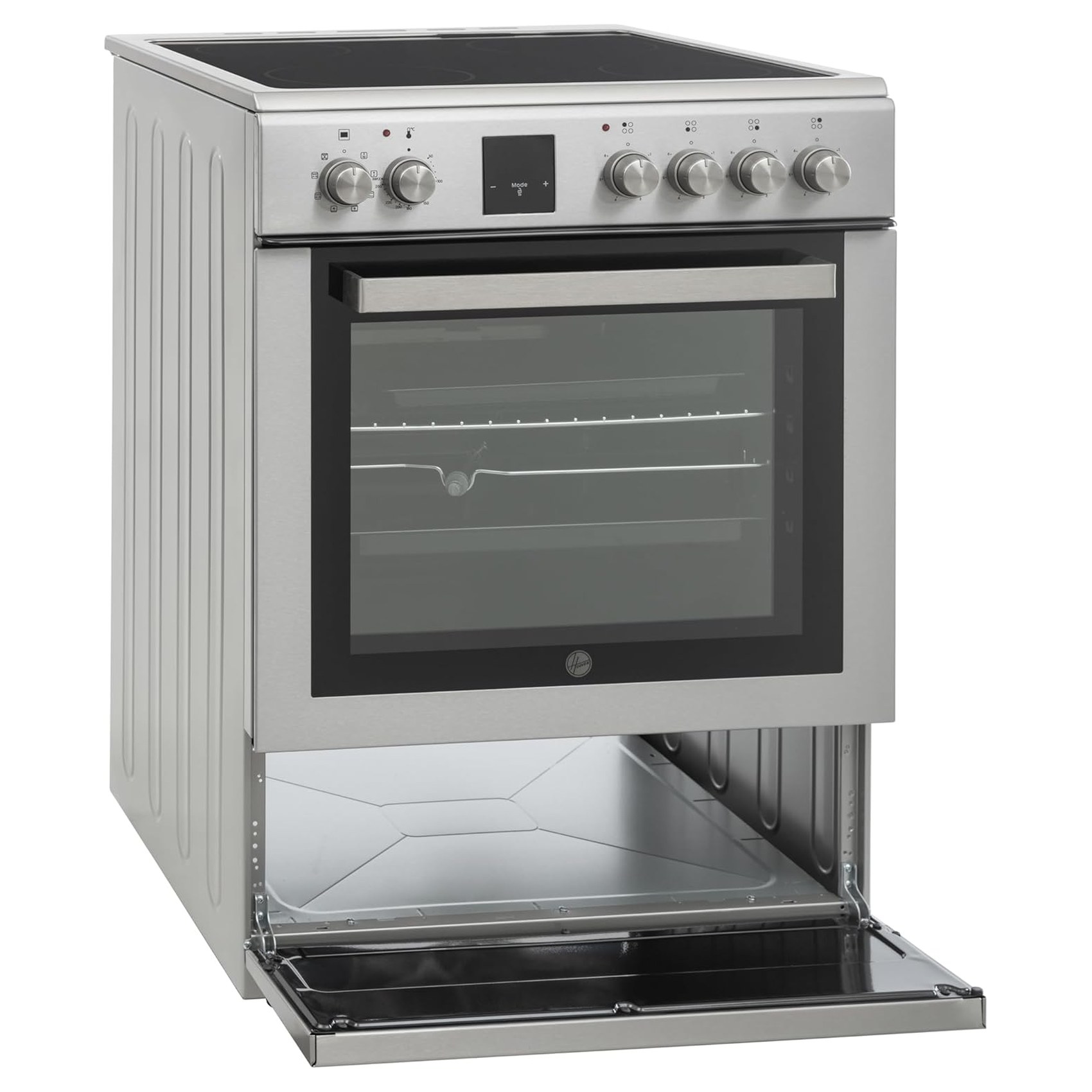 Buy Hoover 4 Cooking Zones Ceramic Electric Cooker HVC V64E SP Inox 60x60cm Online Carrefour UAE