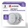 Buy Kidde Hardwired Smoke & Carbon Monoxide Detector, AA Battery Backup ...