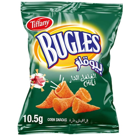 Tiffany Bugles Potato Chips With Chili 10.5g price in UAE | Carrefour ...
