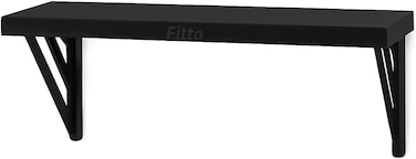 تسوق Fitto Floating Wall Shelf with Bracket 60x20x1.5cm, Beech Wood أون ...