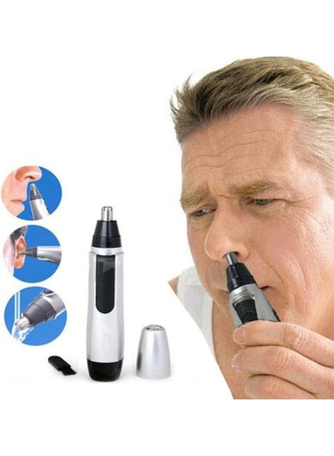 Electric Nose Hair Trimmer for Men Waterproof Nasal Hair Cutter Precision Painless Ear and Nose Hair Removal with Dual Edge Blades