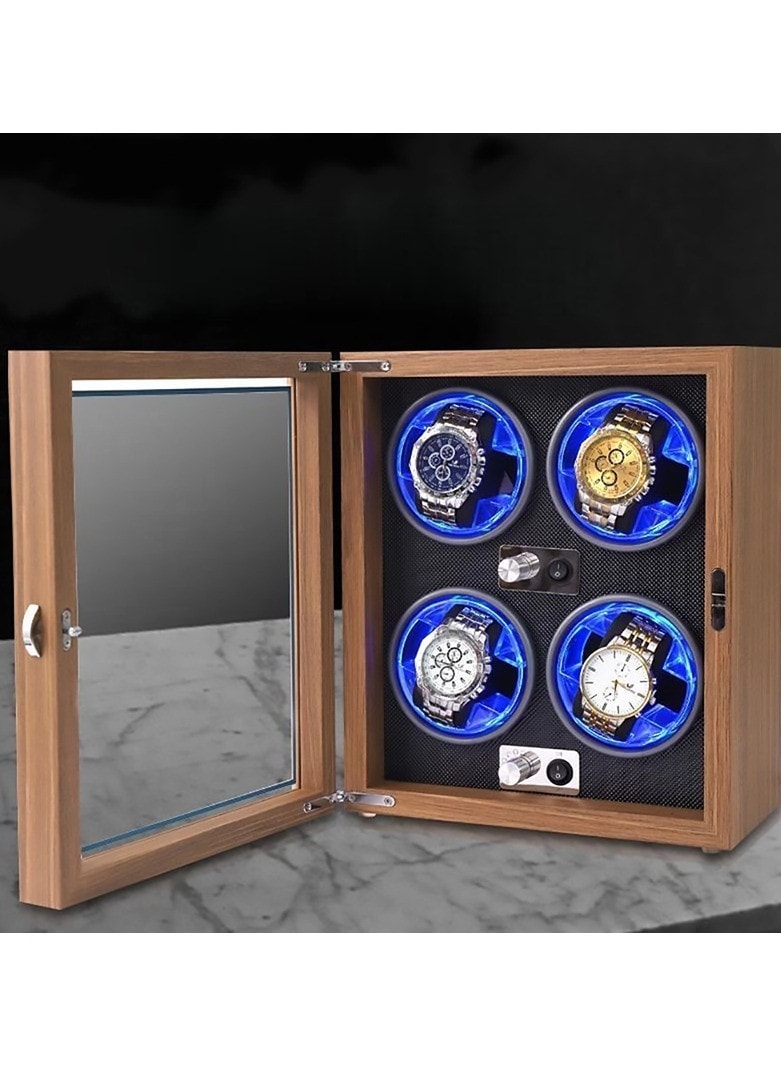 Buy Automatic Watch Winder Display Case Rotating Watches Box Storage ...