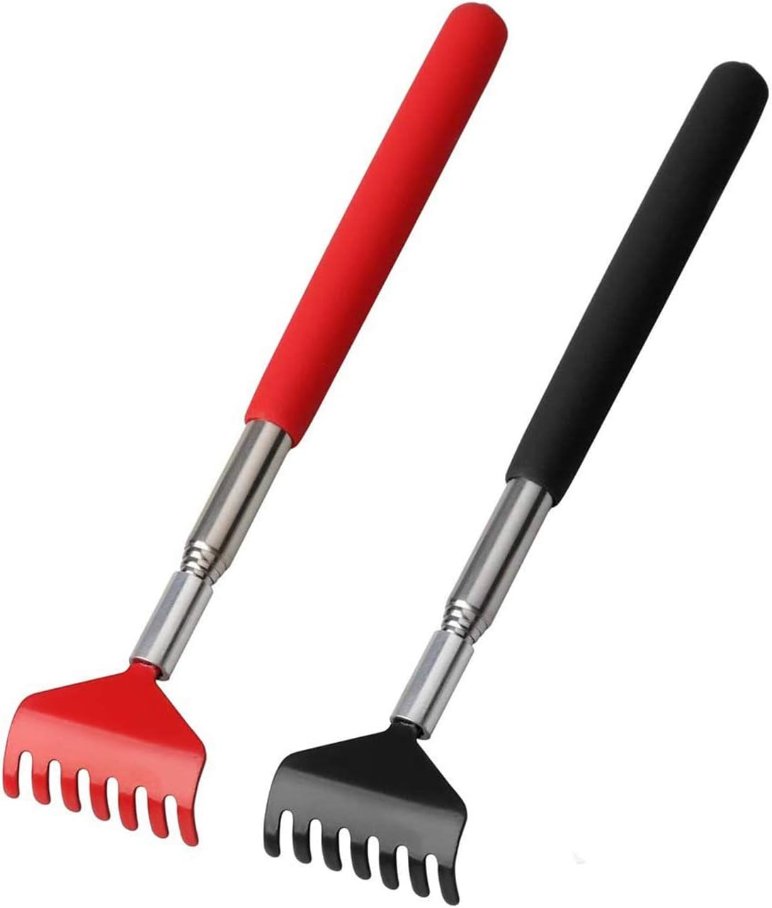 Buy 2 Pack Portable Extendable Back Scratcher, Metal Stainless Steel ...