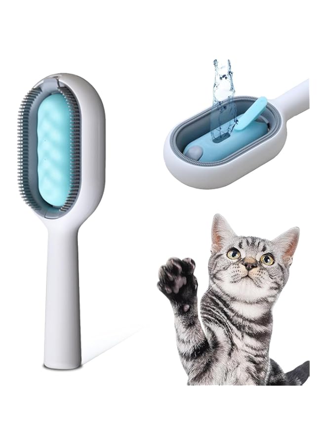 Buy Cat Brush with Water, 3 in 1 Cat Grooming Brush, Cat Cleaning Brush ...