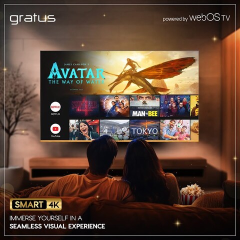 Buy Gratus WebOS powered 4K Edgeless UHD 65" LED SMART TV with ThinQ AI ...