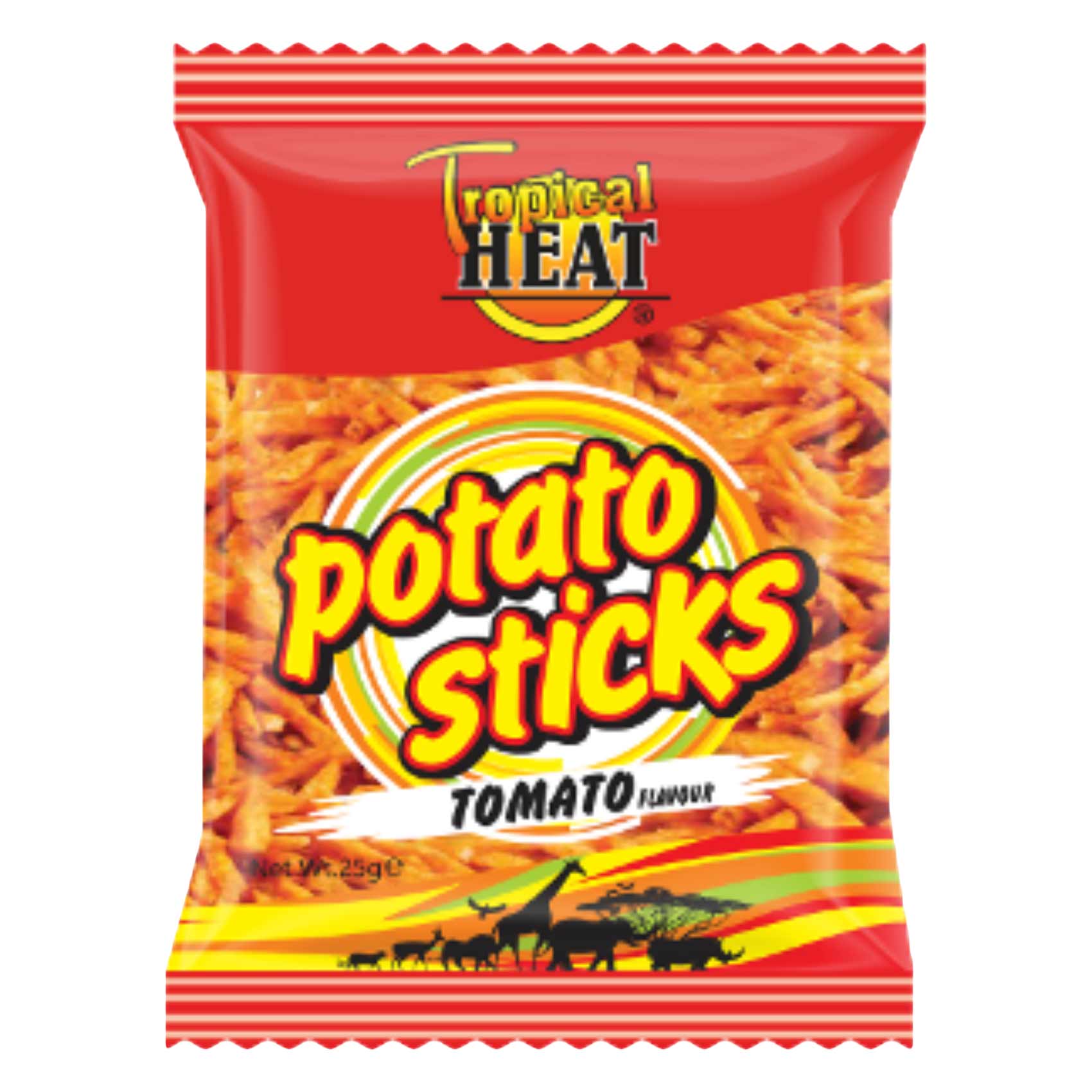 Buy Tropical Heat Snacks Potato Sticks Tomato 50G Online | Carrefour Kenya