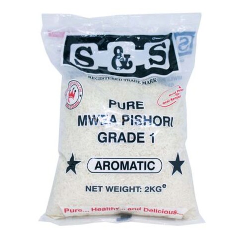 S&S Mwea Pishori Rice 2Kg Online | Carrefour Kenya