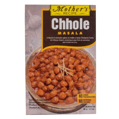 Buy Mother's Recipe Chole Masala 60g Online | Carrefour Kenya