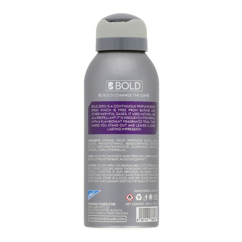 Buy Bold Zero Continuous Perfume Body Spray Nitro Power Passion 120 ml ...