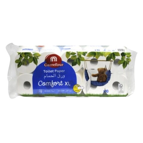 CRF TOILET ROLL COMFORT XL X10 price in Kuwait | Carrefour Kuwait ...
