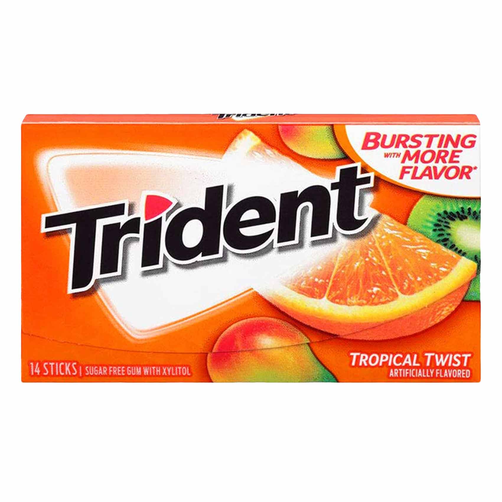 Buy Trident Tropical Twist Chewy Gum 14 Sticks Online | Carrefour Kenya